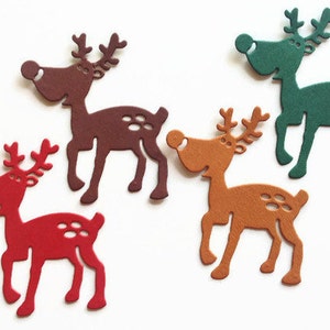 Reindeer Die Cut, Rudolph Decorations, Holiday & Christmas Die Cut ...