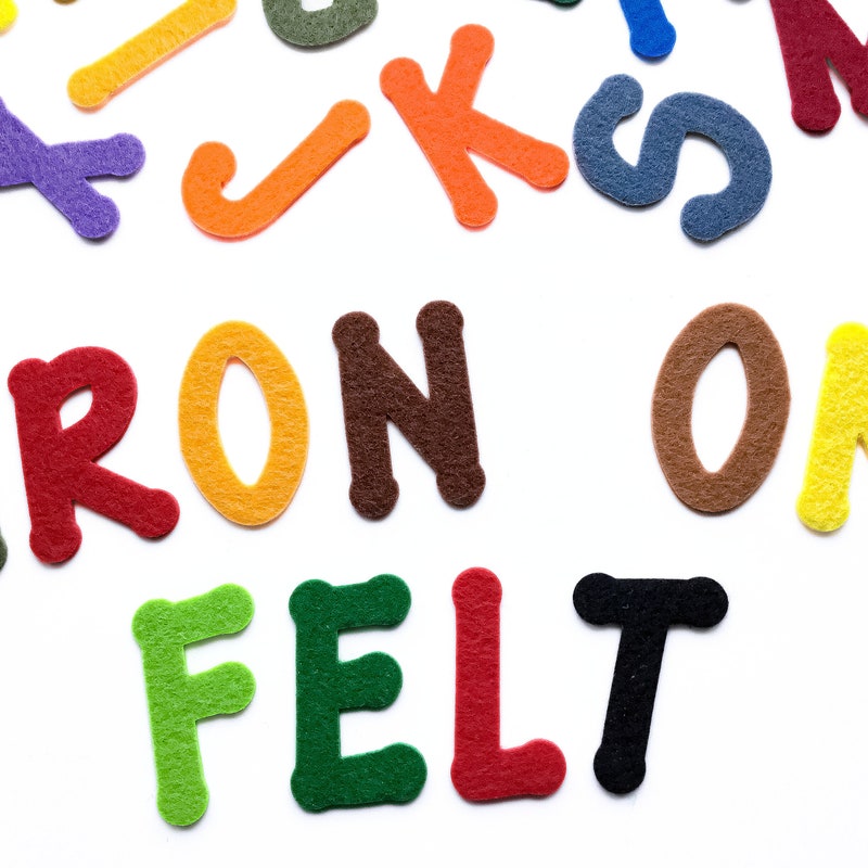 Iron on Letters - Etsy