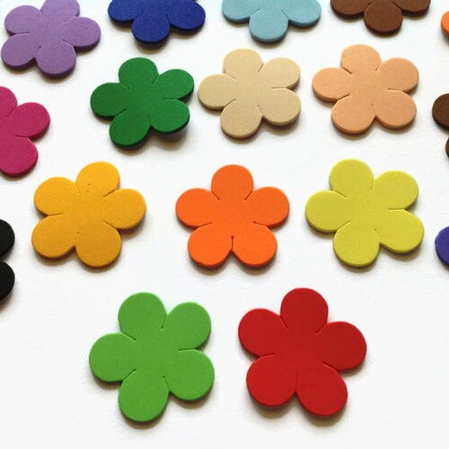 Foam Flower Stickers Self-adhesive Flower Die Cut for - Etsy