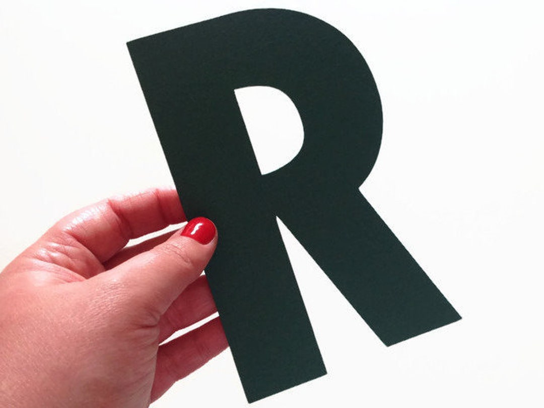 6 Inch Letters, Choose Your Own Large Cardstock Paper Letters for ...