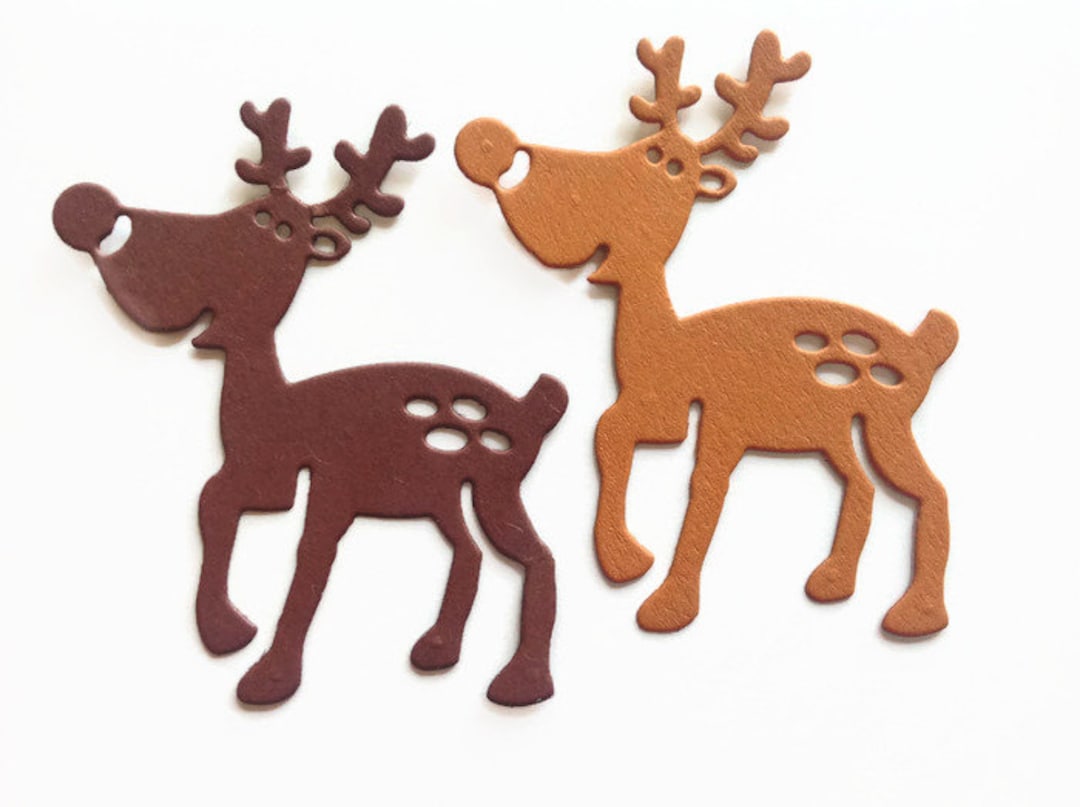 Reindeer Die Cut, Rudolph Decorations, Holiday & Christmas Die Cut ...