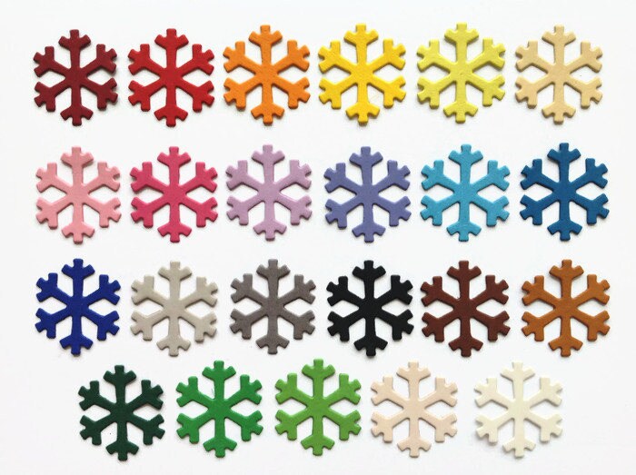 Paper Snow Flake Cardstock Paper Winter Die Cuts for - Etsy
