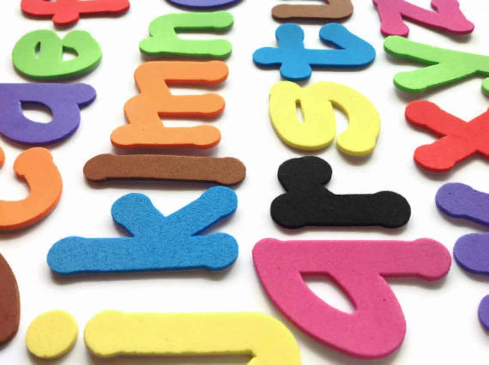 Alphabet Letter Sets Self-adhesive EVA foam Die Cut Lower | Etsy