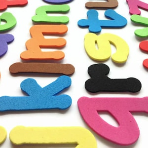 Foam Letters, Self-adhesive, 2 Inches - Fun Foam Die Cut Alphabet ...