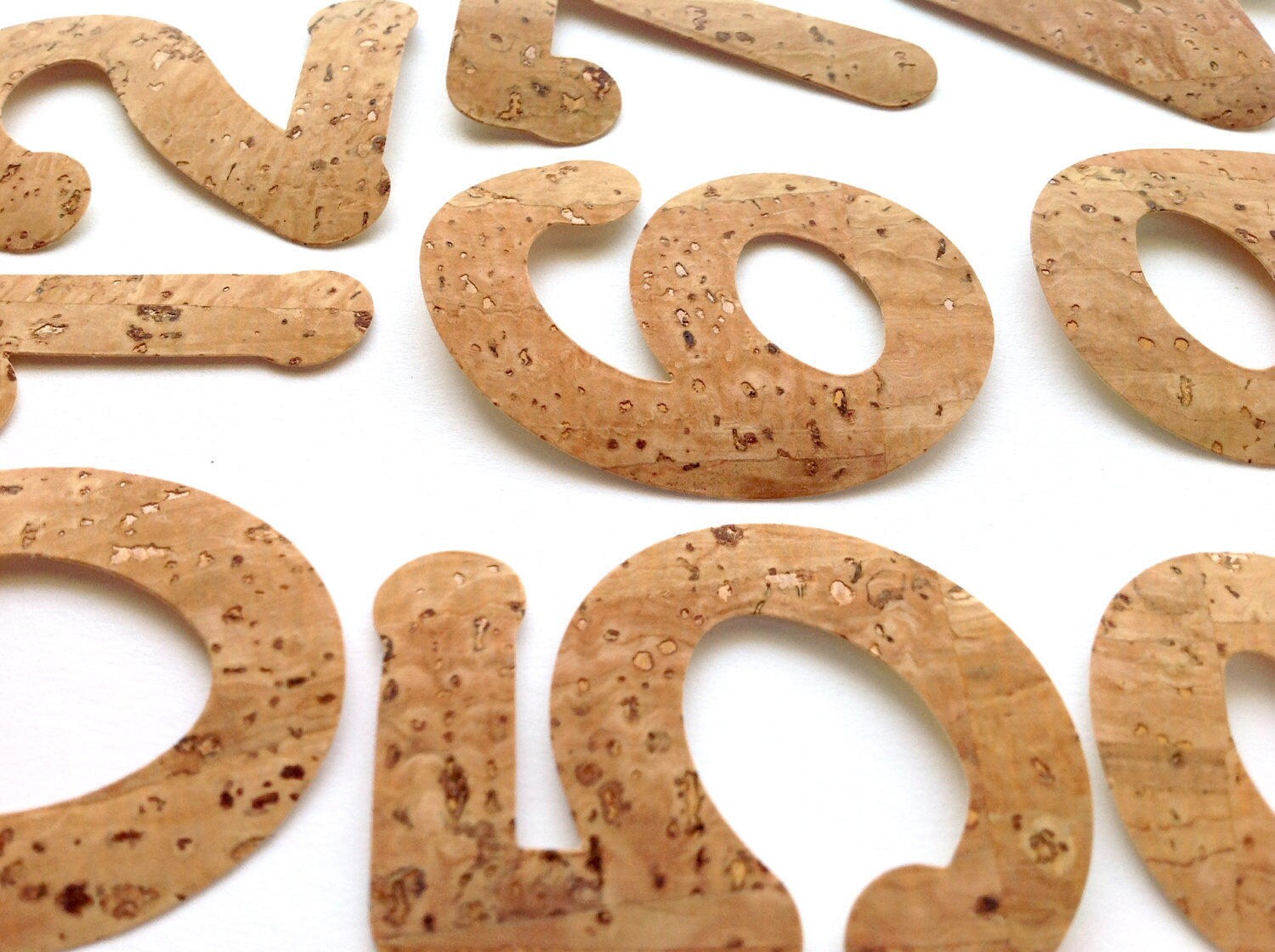Self-adhesive Cork Numbers Die Cut Numbers Self-adhesive | Etsy