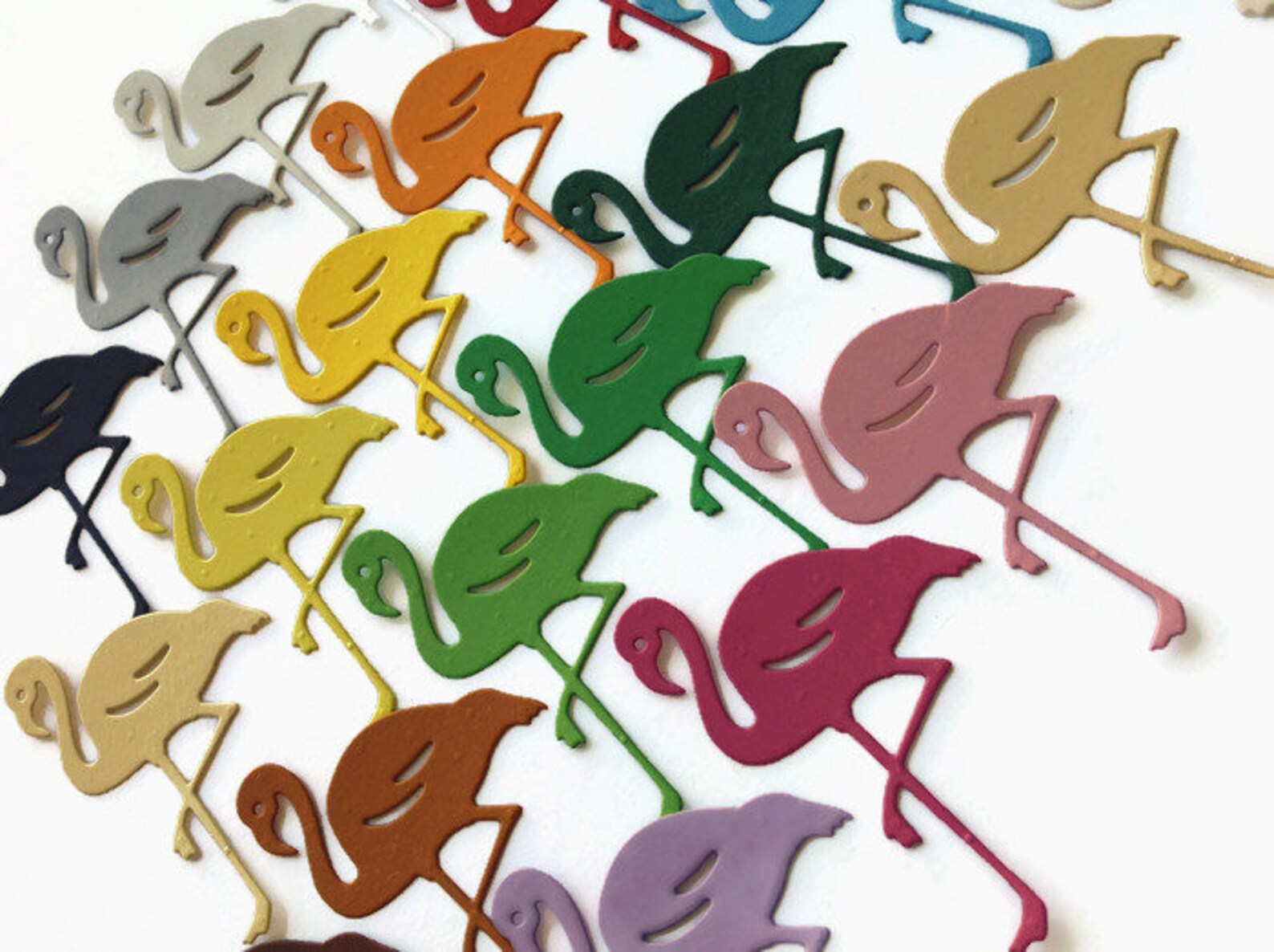 Flamingo Die Cut High Quality Cardstock Paper Flamingo for - Etsy