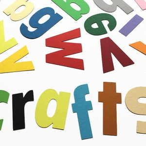 5 Inch Letters, Choose Your Own Large Cardstock Paper Letters for ...