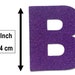10 Inch Glitter Letters, Very Large Cardstock Paper Die Cut Uppercase ...