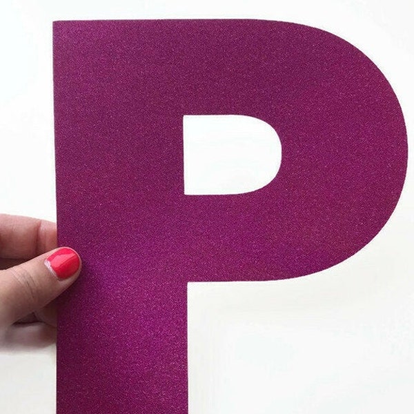 Glitter Letters - Etsy