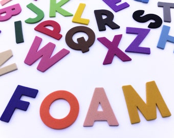 Foam Letters, Self-adhesive, 2 Inches Fun Foam Die Cut Alphabet ...