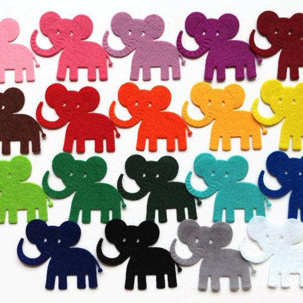 Felt Elephant - Etsy