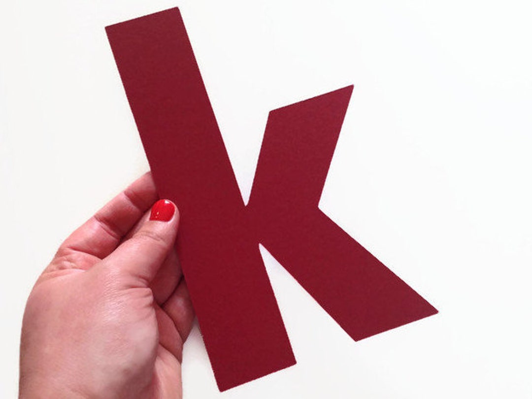 8 Inch Die Cut Letters, Lowercase Cardstock Paper Letters for Banners ...