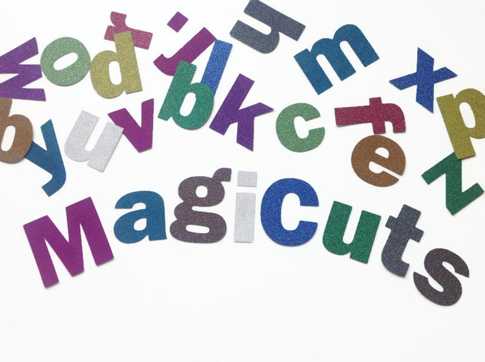 Extra Large Glitter Letters 8 Inch Cardstock Paper Die Cut | Etsy