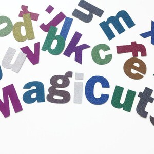 Very Large Glitter Letters, 10 Inch Cardstock Paper Die Cut Letters ...