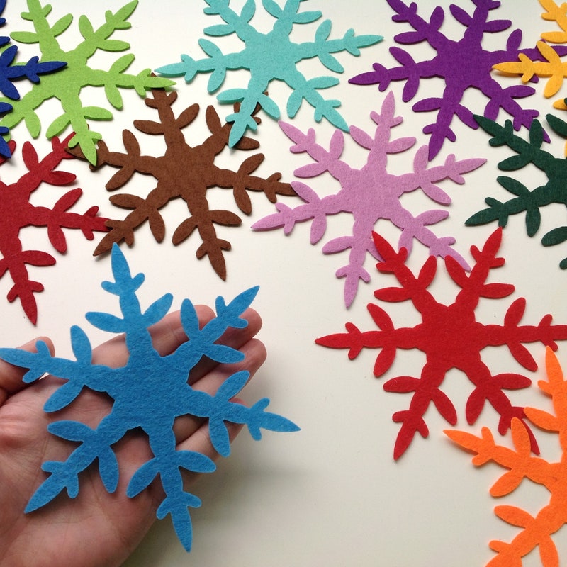 Felt Snowflake - Etsy