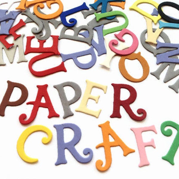 Alphabet Die Cut - Etsy