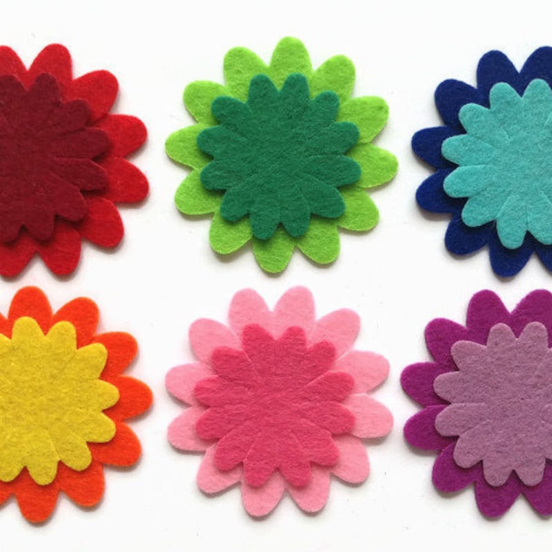 Felt Flower Patterns - Etsy