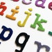 1 Inch Letters, 2 Felt Alphabets - 52 Pieces, Die Cut Lowercase Letters ...