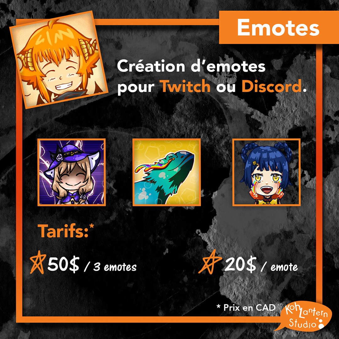 Commission Emotes Twitch and Discord - Etsy