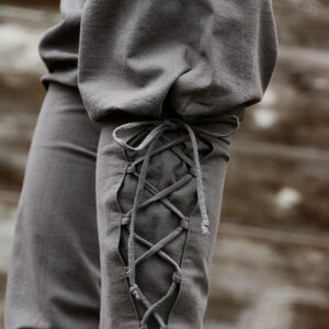 Medieval / Viking Inspired, 100% Washed Cotton Pants With Side Pockets ...