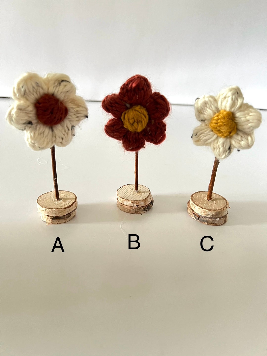 Cute Mini Puff Daisy Windowsill Display, Miniature Daisy Flowers Tiny ...