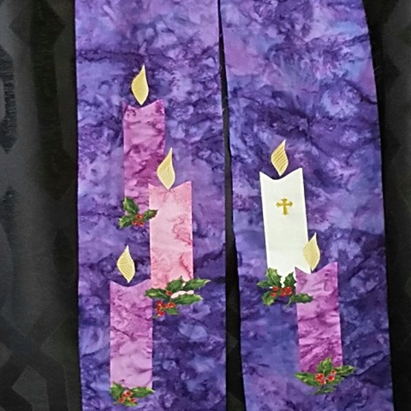 Purple Clergy Stole - Etsy