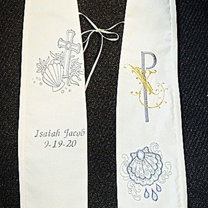 Baptism Stole - Etsy