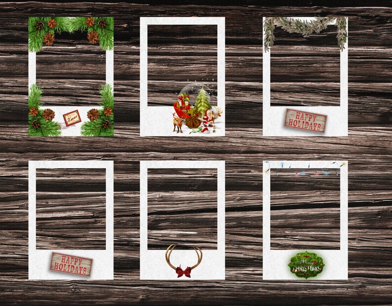 Christmas Frames Picture Frame Clip Art Christmas Frame Wishes Deer ...