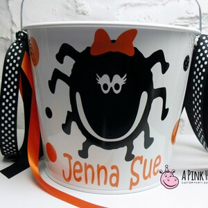 Pumpkin Halloween Pail Pumpkin Party Favor Pumpkin Basket Custom ...