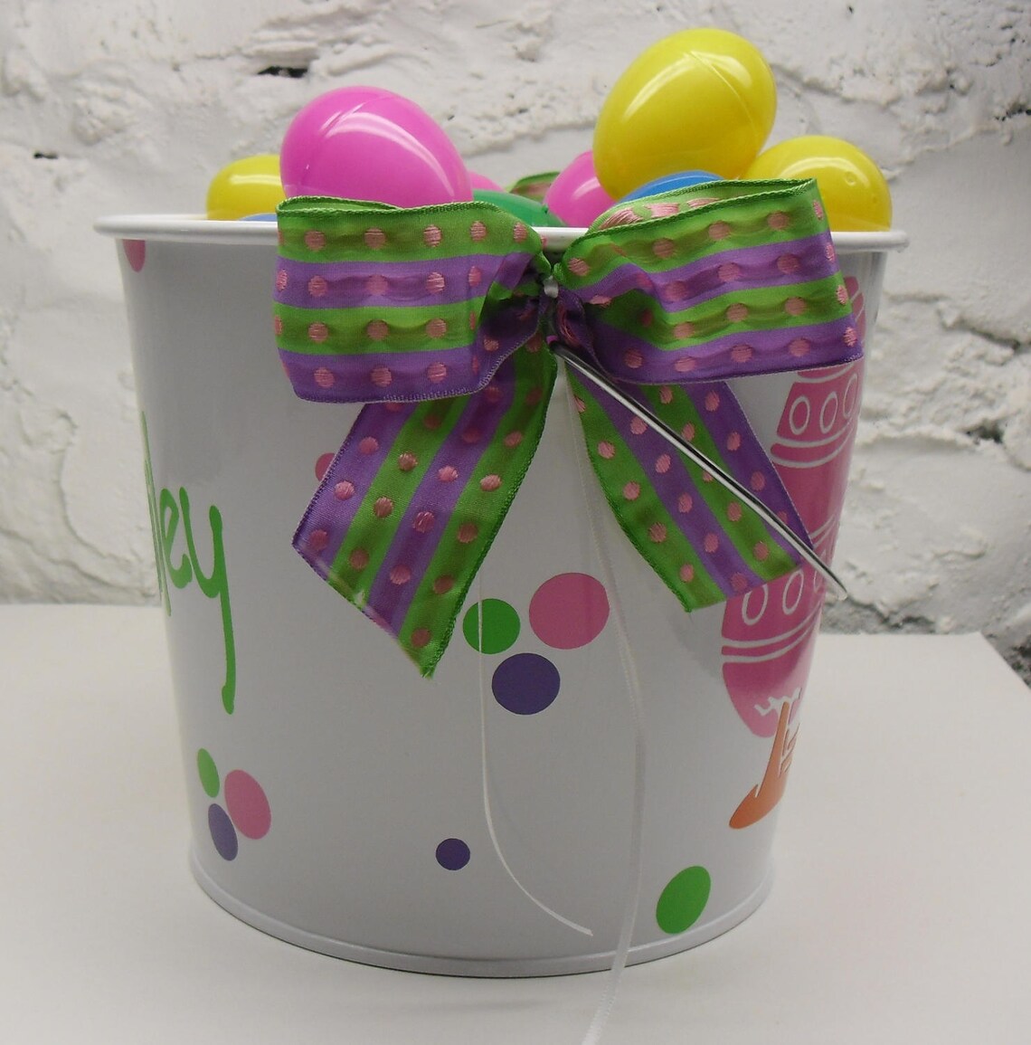Personalized Easter Egg Bucket ~ Custom Easter Pail ~ 5 Quart Bucket - Etsy