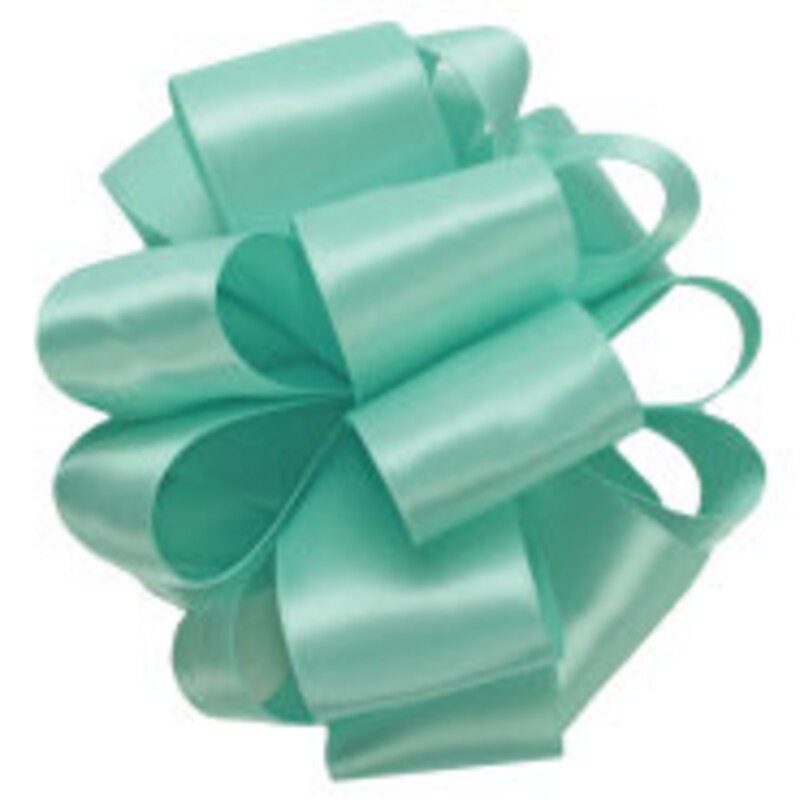 Aqua Satin Ribbon - Etsy
