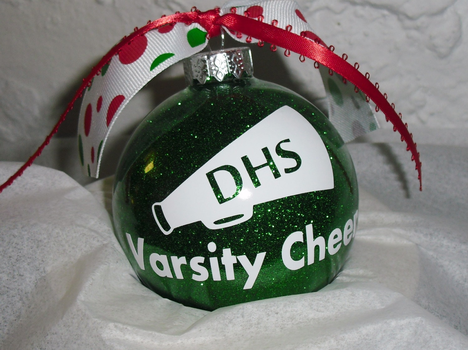 Personalized Cheerleader Christmas Ornament Team ornament | Etsy