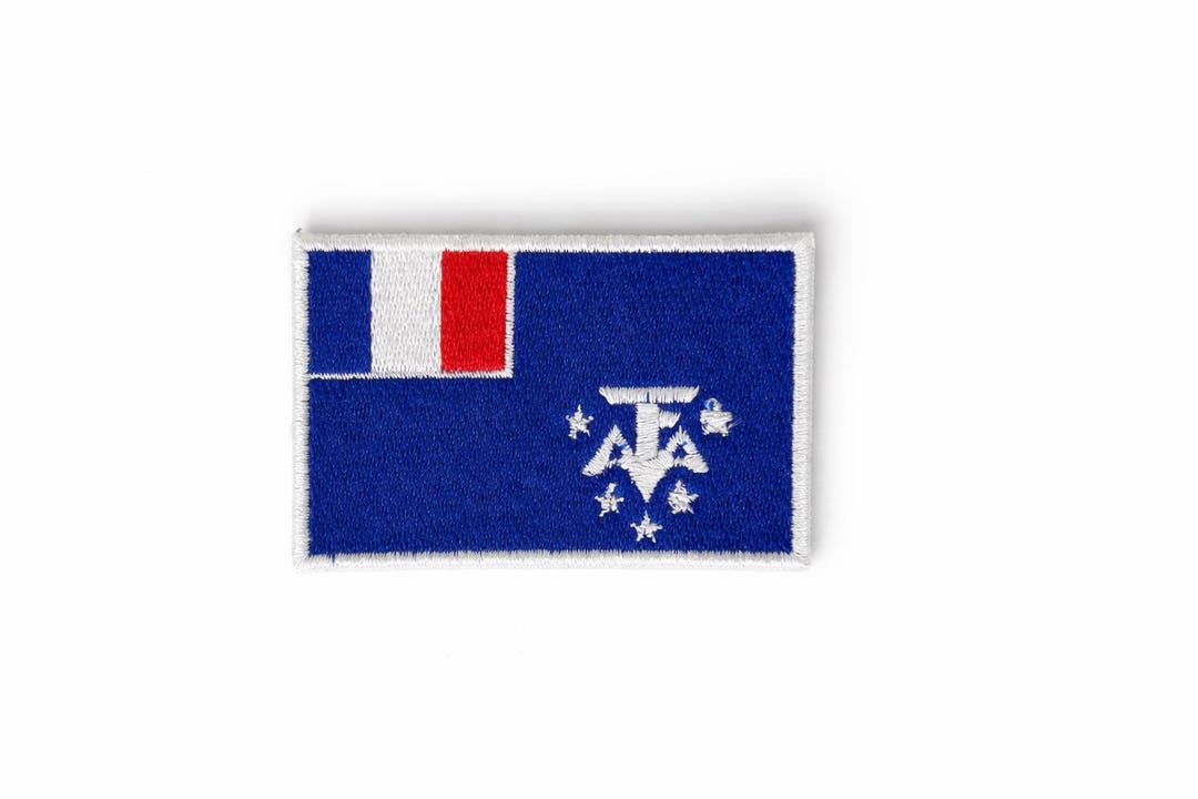 FLAG Patch Backpack National Iron on Glue Embroidered Applique France ...