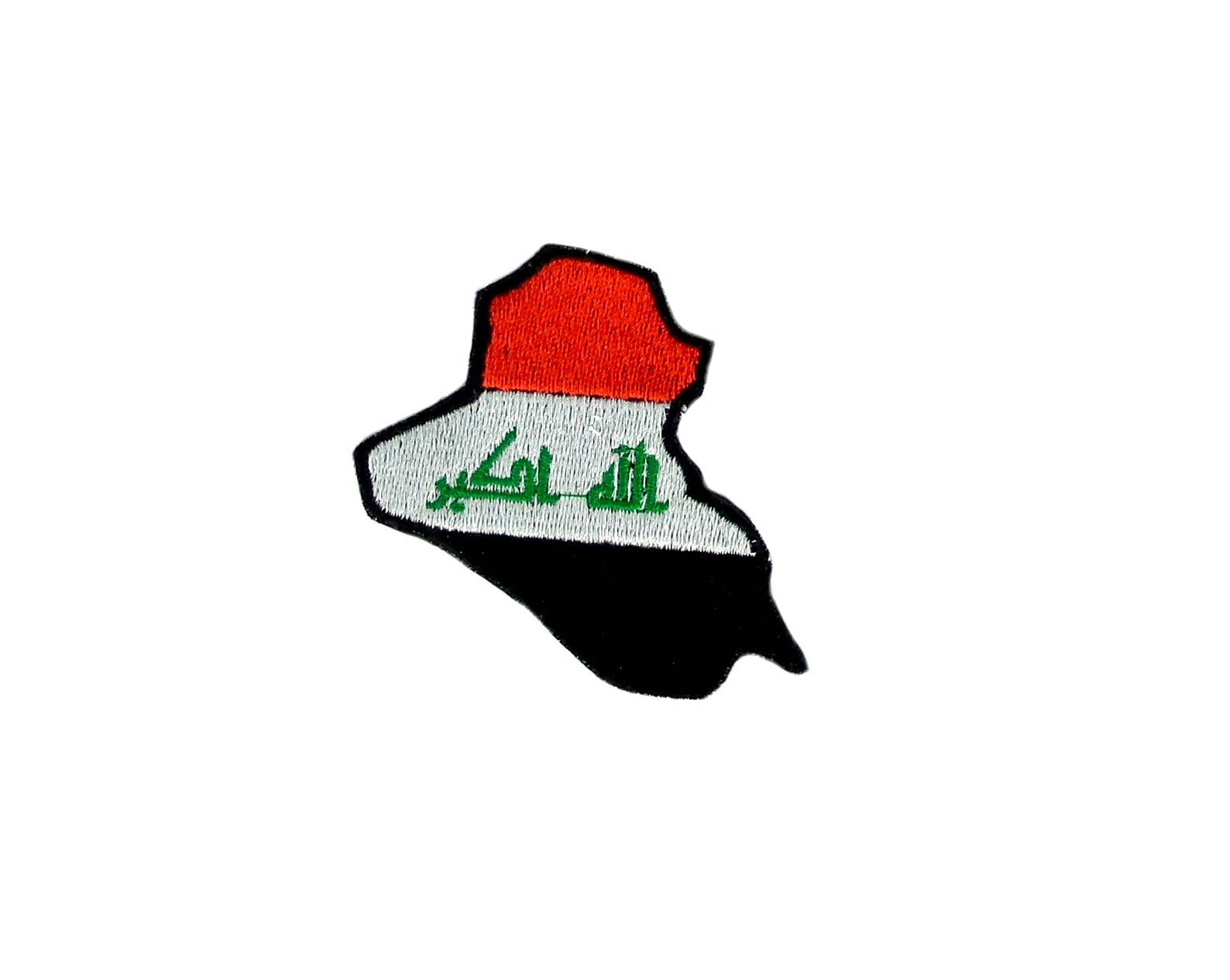 Embroidered Patch Applique Sew Badge Iron on Glue Transfer Flag Iraq ...