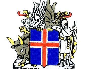 Patch Flag Coat of Arms Shield Emblem Country Embroidered - Etsy