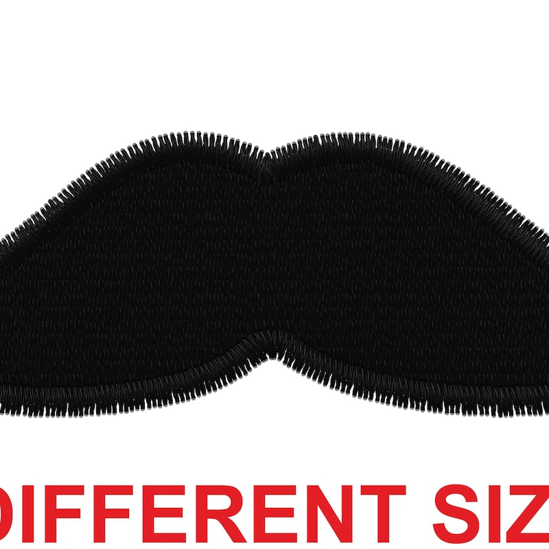 Mustache Applique - Etsy