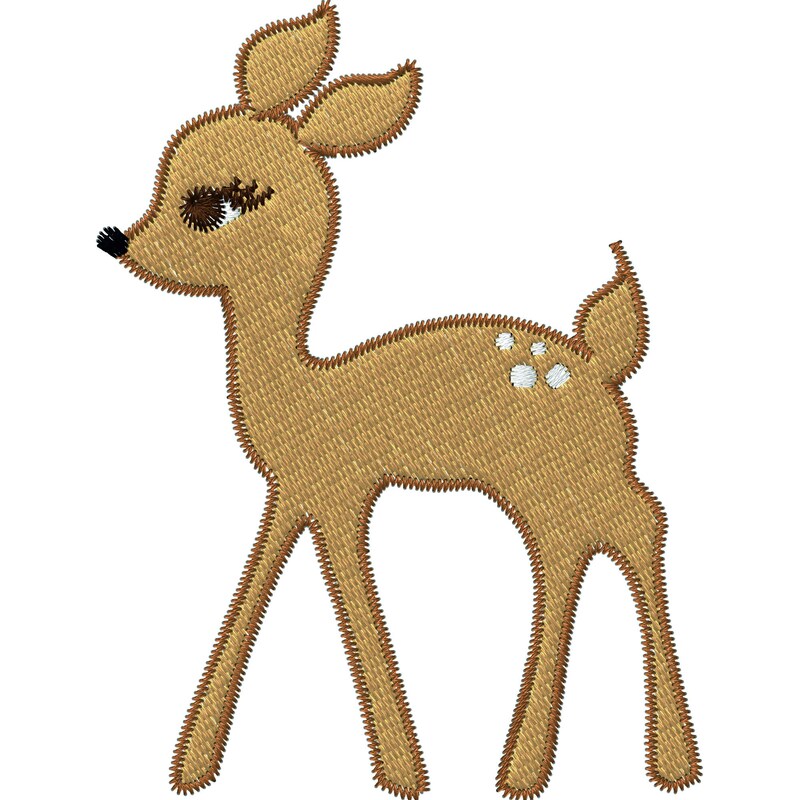 Deer Applique - Etsy
