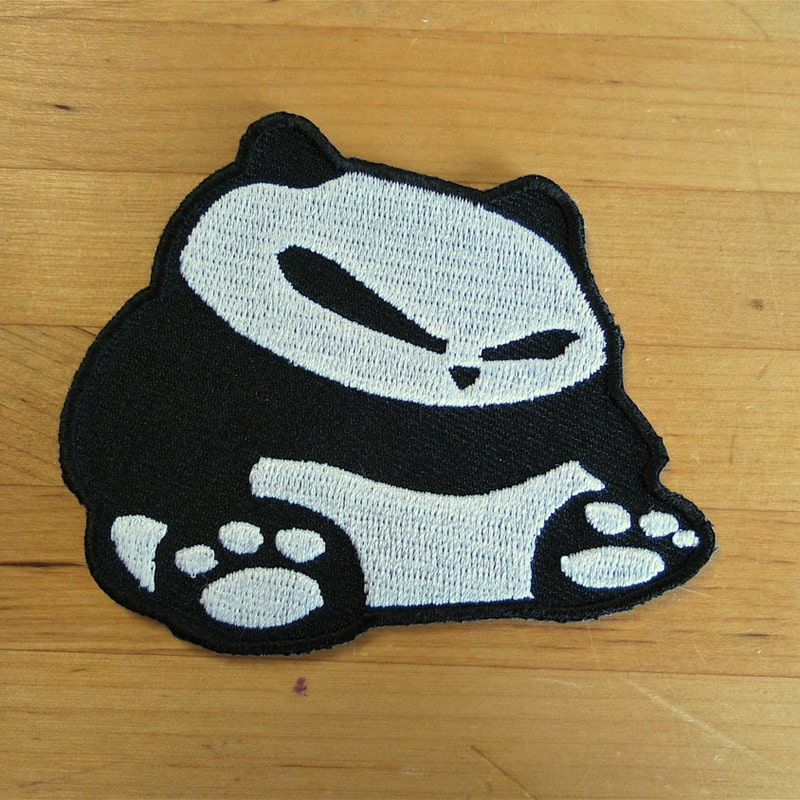 Panda Iron on Patches - Etsy