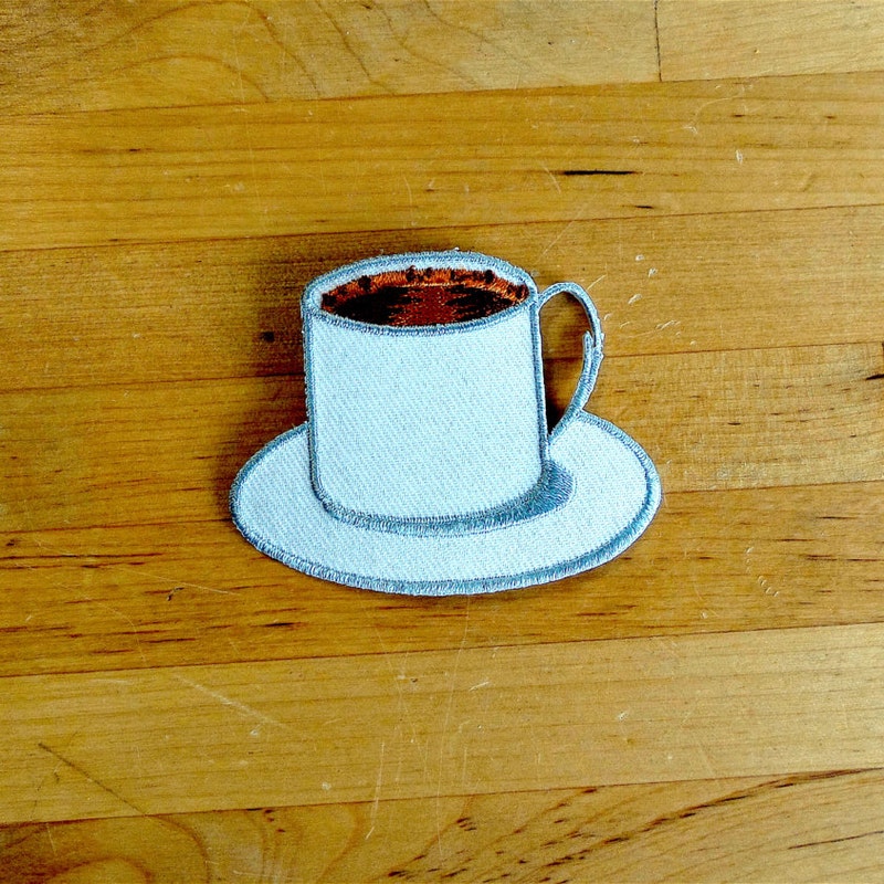 Kawaii Coffee Patch - Etsy
