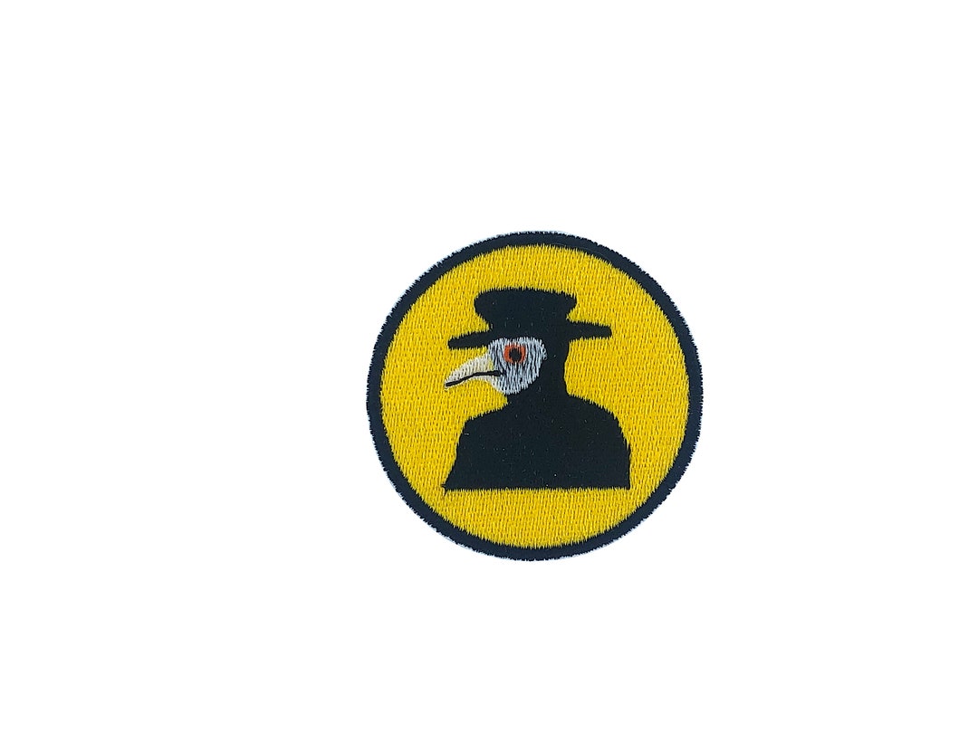 Embroidery Patch Sew Badge Iron on Glue Transfer Doctor Mask Plague - Etsy
