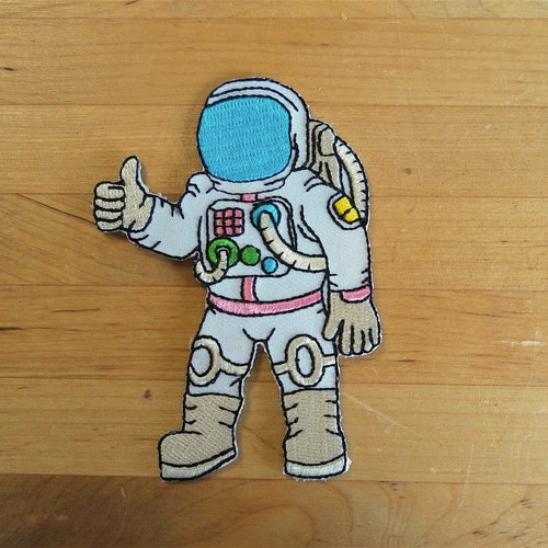 Astronaut Space Explorer Iron / Sew on Embroidered Patch Badge - Etsy