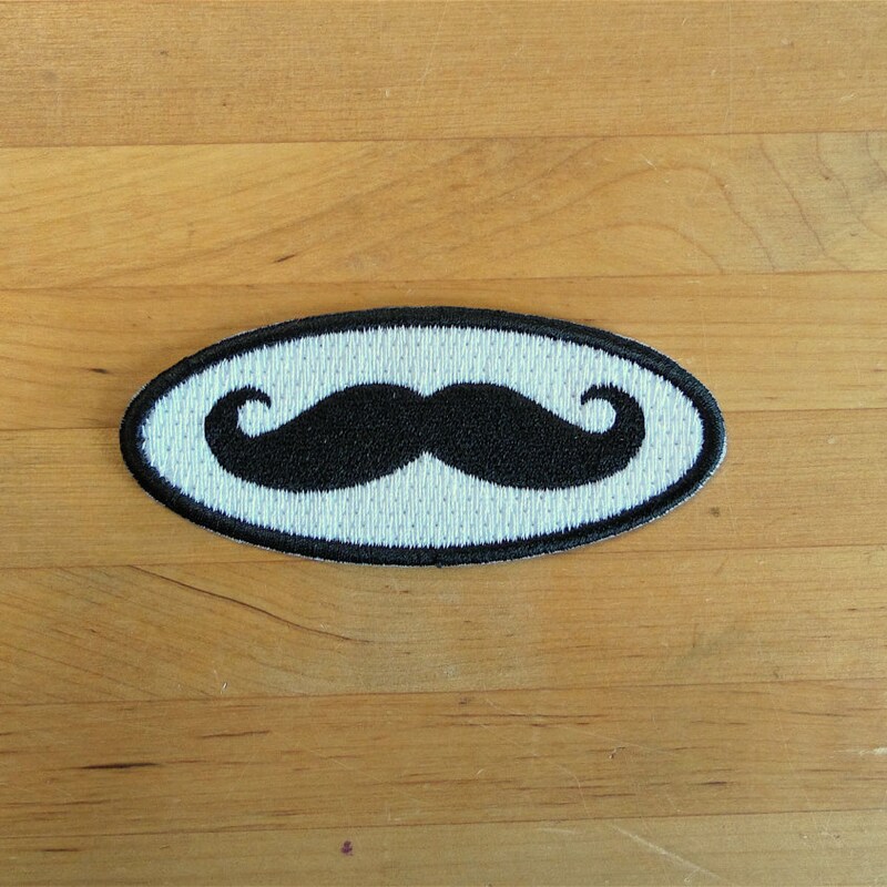 Mustache Iron On - Etsy