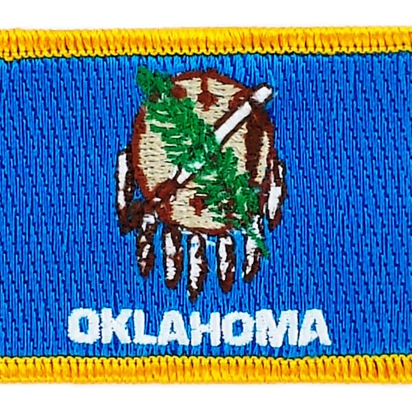 Oklahoma Flag Patch - Etsy