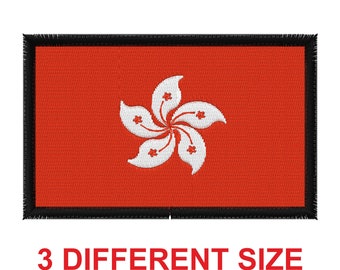 Hong Kong Flag Patch | Etsy