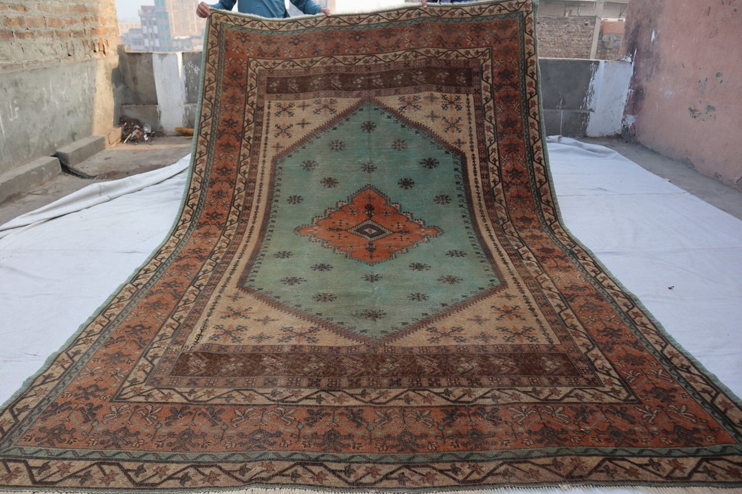 FREE SHIPPING, 6'5 X 10'3 Feet, Best Stunning Afghan Turkmen Turkish ...