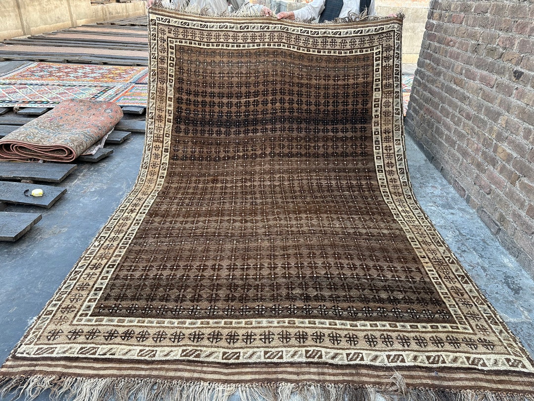 FREE SHIPPING, 6'10 X 10' Ft,best Afghan Vintage Taimani Tribal Baluch ...