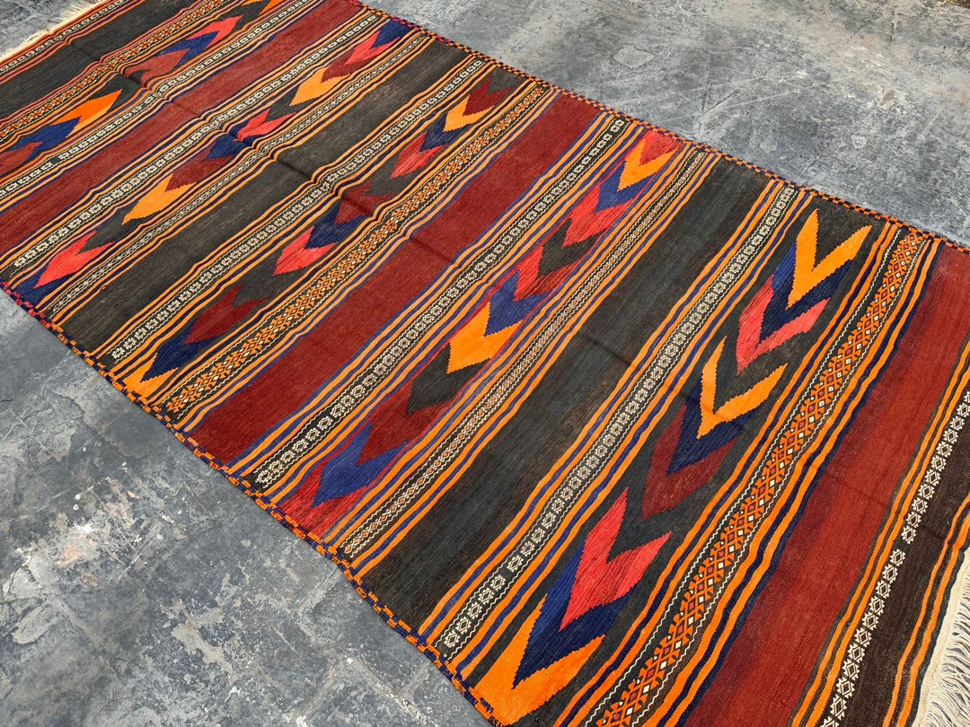 FREE SHIPPING 5'3 X 10'9 Ft Nice Afghan Decor - Etsy