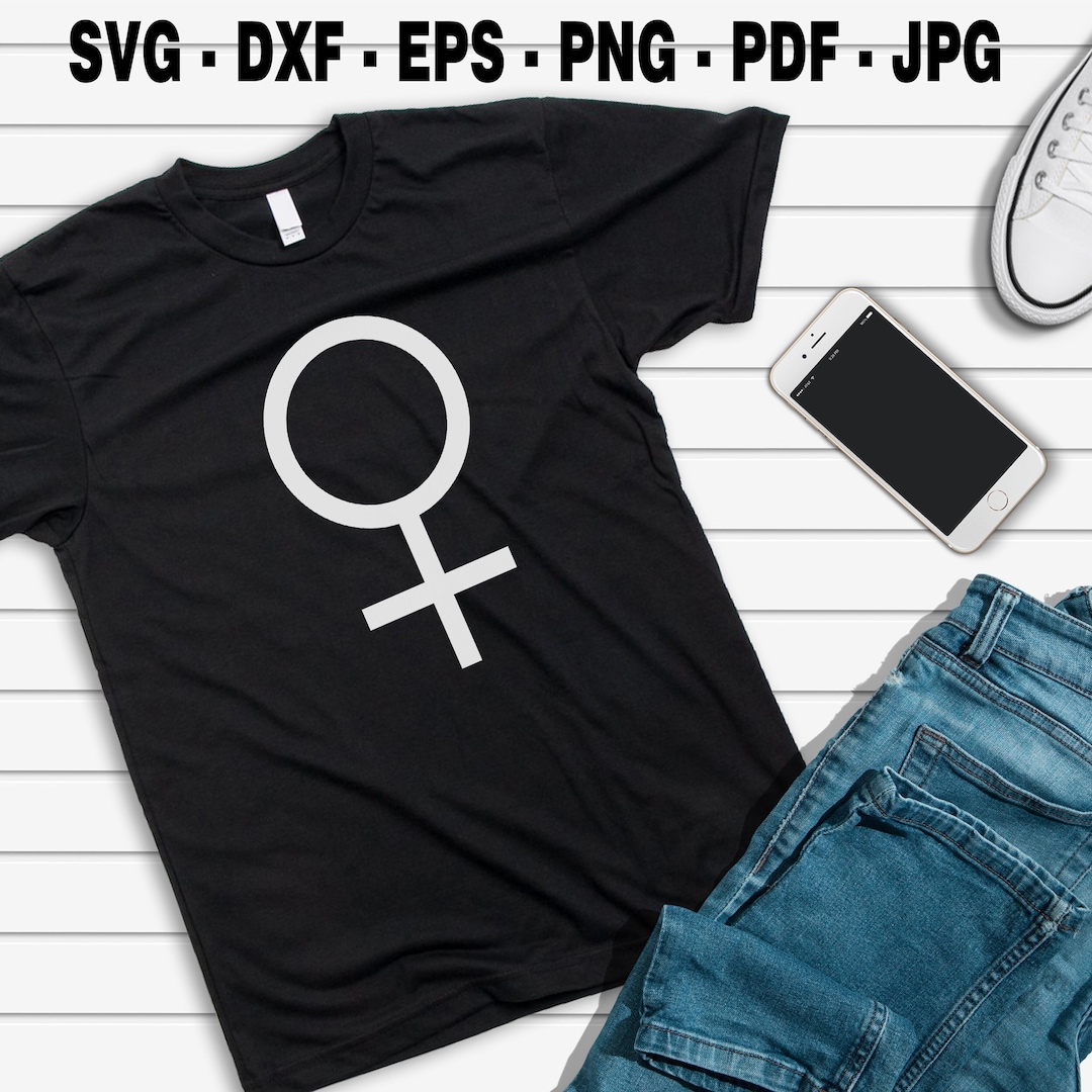Woman Symbol Svg, Female Symbol Svg, Silhoutte, Cut File - Etsy