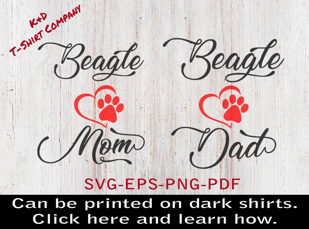 Beagle SVG, Beagle Mom Svg, Beagle Dad Svg, Beagle Heart Dog Svg ,iron ...