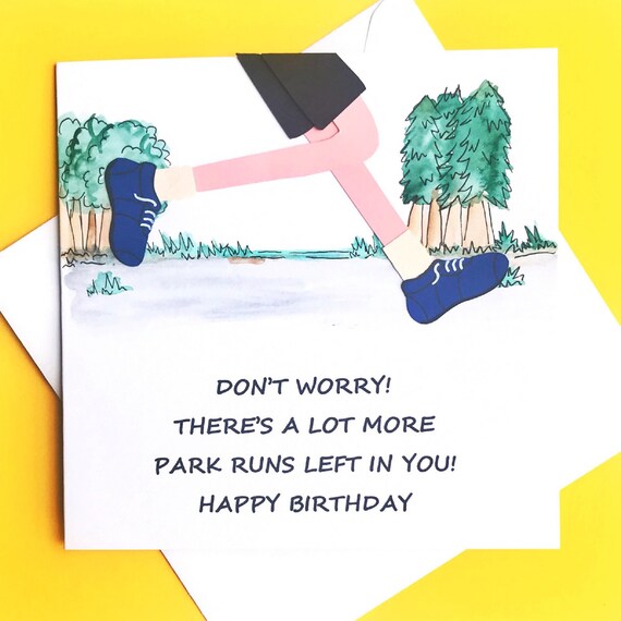 Plenty more park runs Birthday Card Runner | Etsy